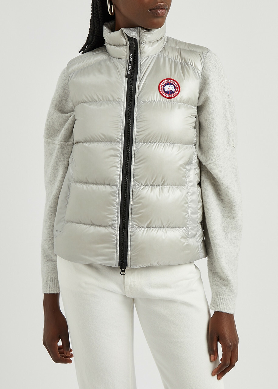 Canada Goose Cypress Grey Quilted Shell Gilet, Gilet, Grey, Silver ...