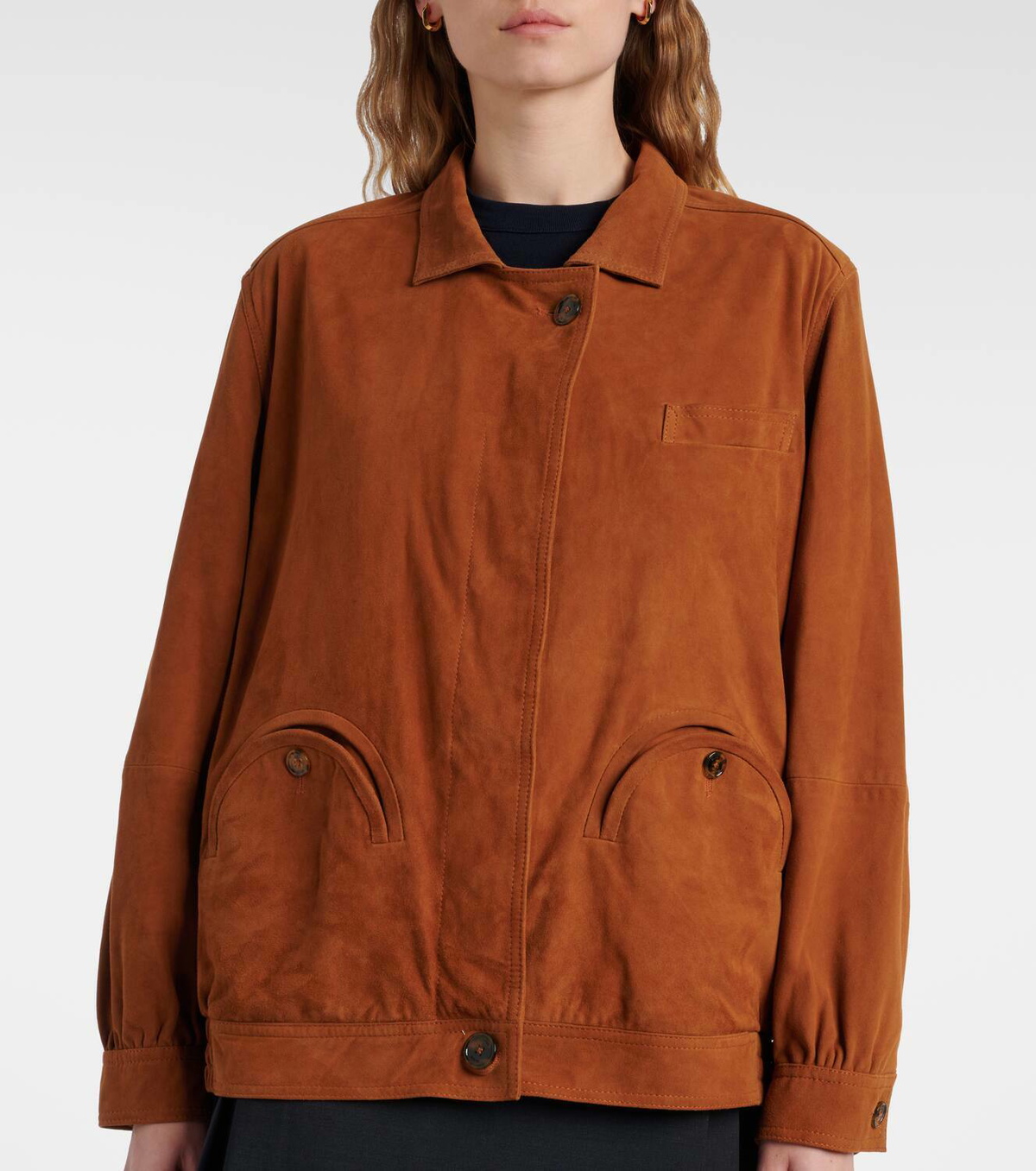 Blazé Milano Viva Cleo suede bomber jacket Blaze Milano