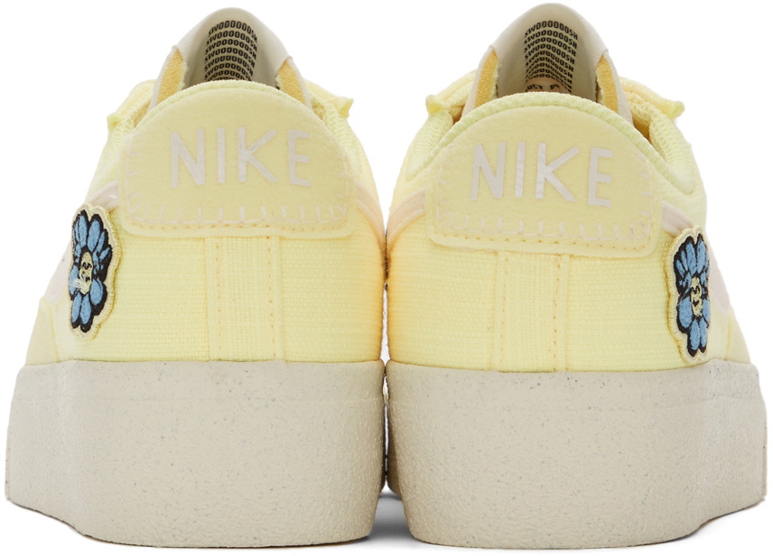 Nike Yellow Blazer Low Platform Sneakers Nike