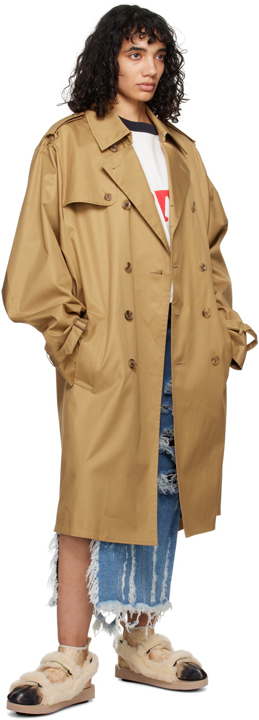 Doublet Tan Invisible Trench Coat Doublet