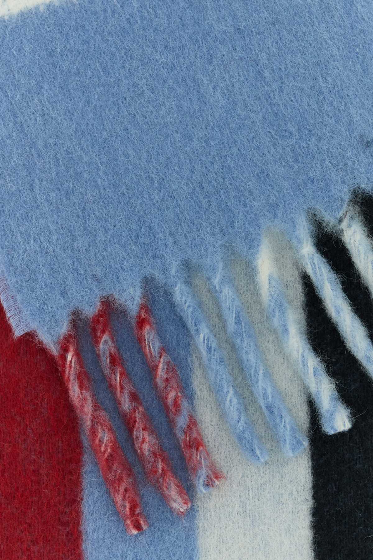 Marni Embroidered Wool Blend Scarf Marni