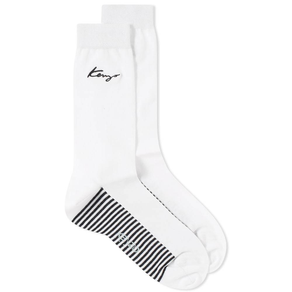 Kenzo Signature Sock White Kenzo