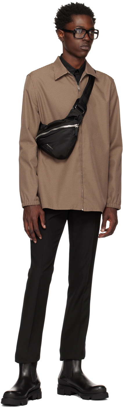 Givenchy Black G-Zip Triangle Bag Givenchy