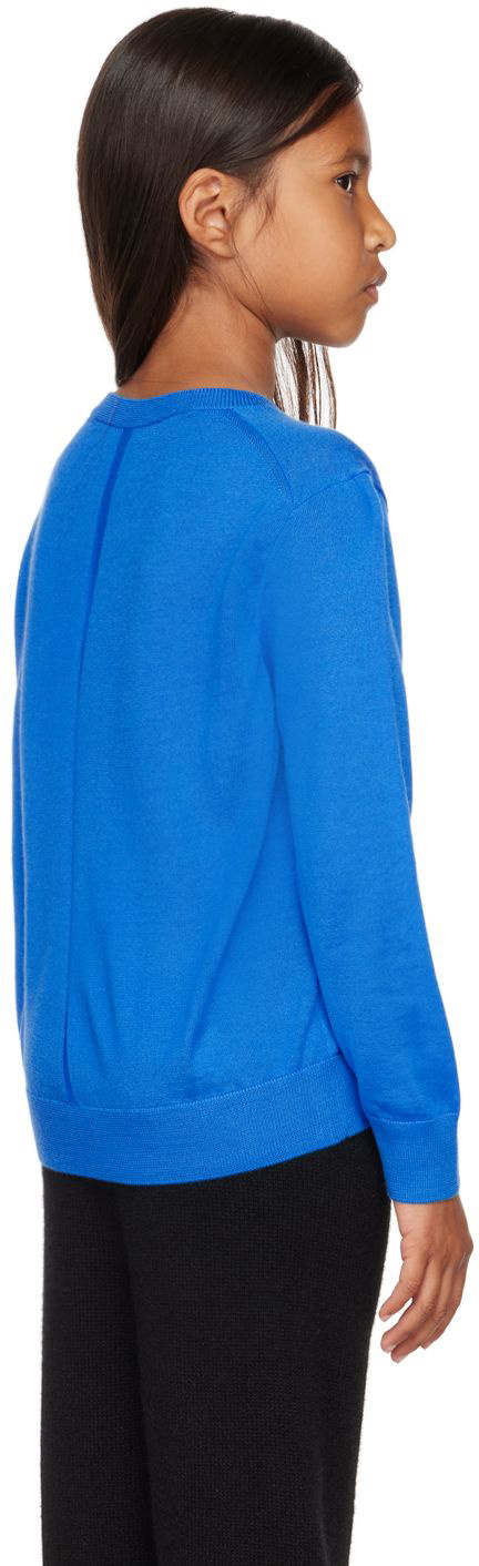 The Row Kids Blue Dewey Sweater The Row