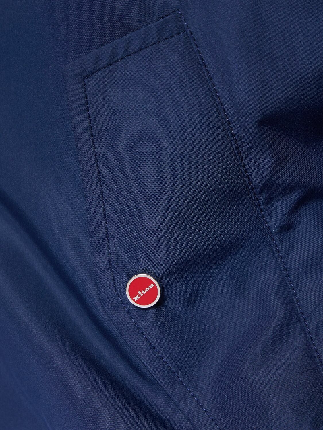 KITON Zipped Nylon Bomber Jacket Kiton