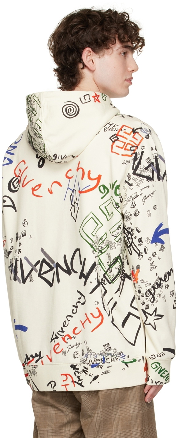 Givenchy Off White Graffiti Hoodie Givenchy