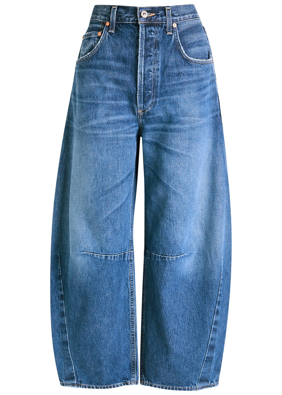Citizens OF Humanity Horseshoe Barrel-leg Jeans Blue Citizens of Humanity
