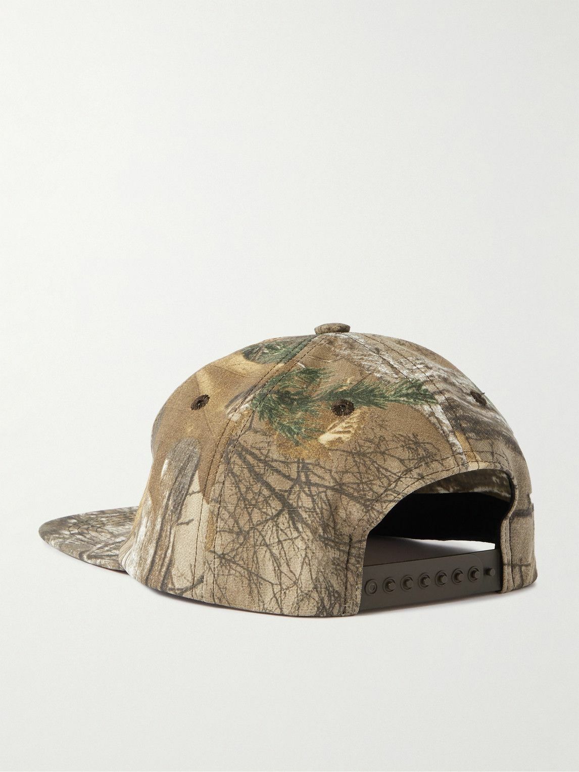 Randy's Garments - Appliquéd Camouflage-Print Cotton-Twill Baseball Cap ...