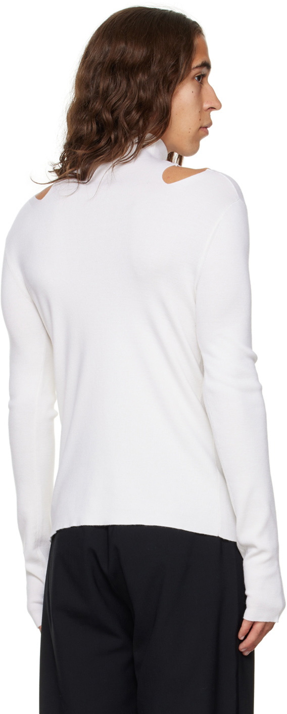 Dion Lee Off-White Skivvy Turtleneck Dion Lee