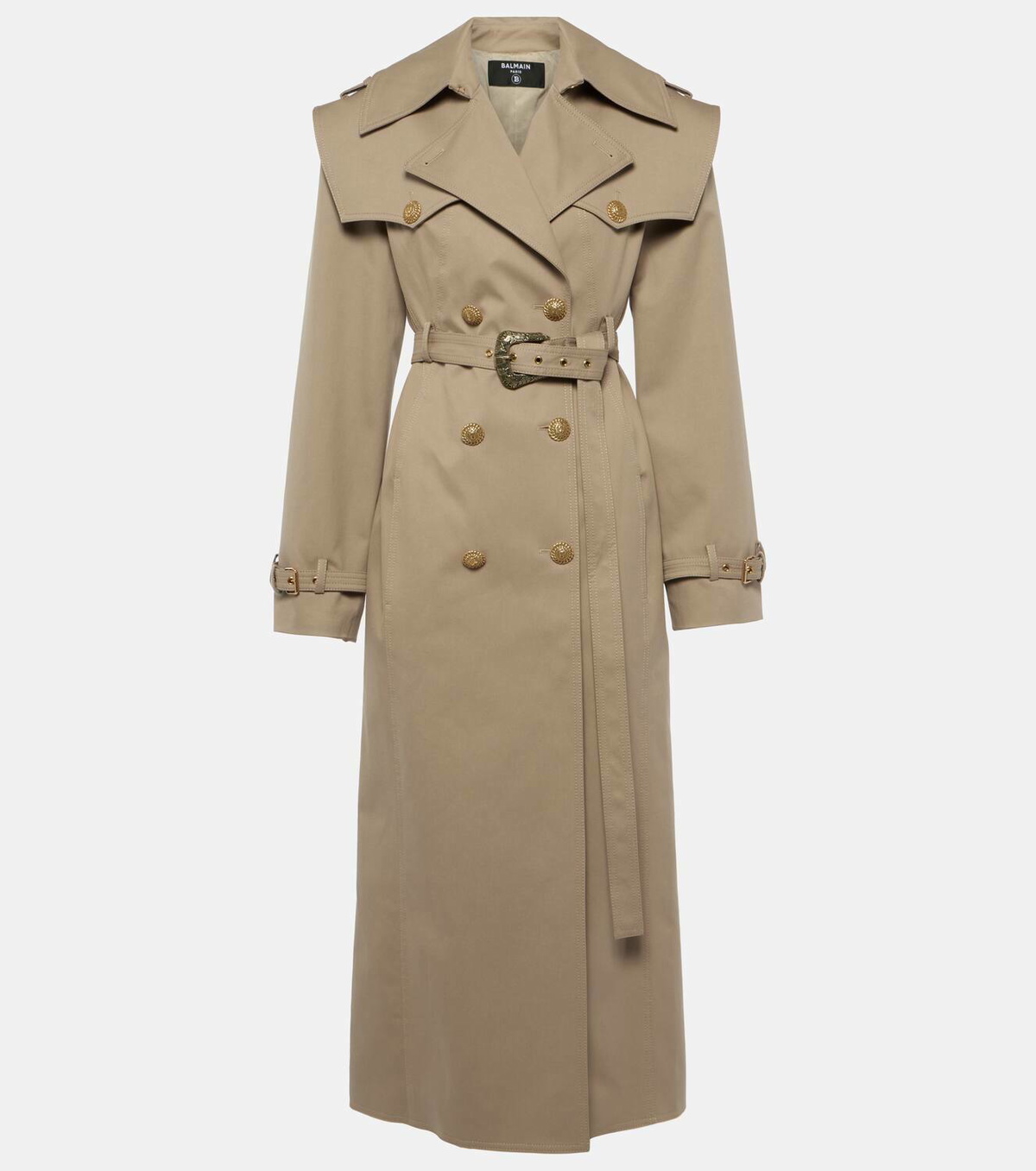 Balmain Cotton twill trench coat Balmain
