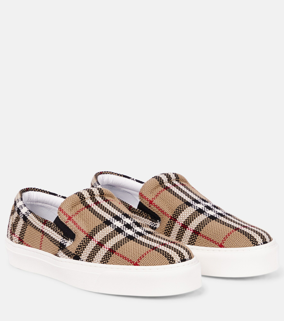 Burberry Vintage Check Cotton Sneakers