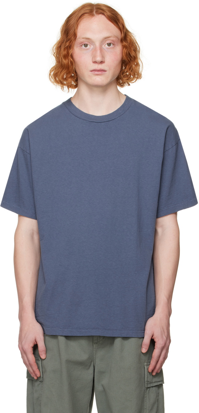 John Elliott Blue University T-Shirt John Elliott
