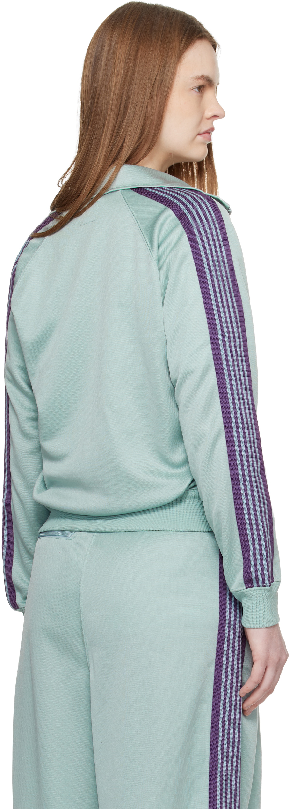 NEEDLES Green Poly Smooth Track Jacket Needles