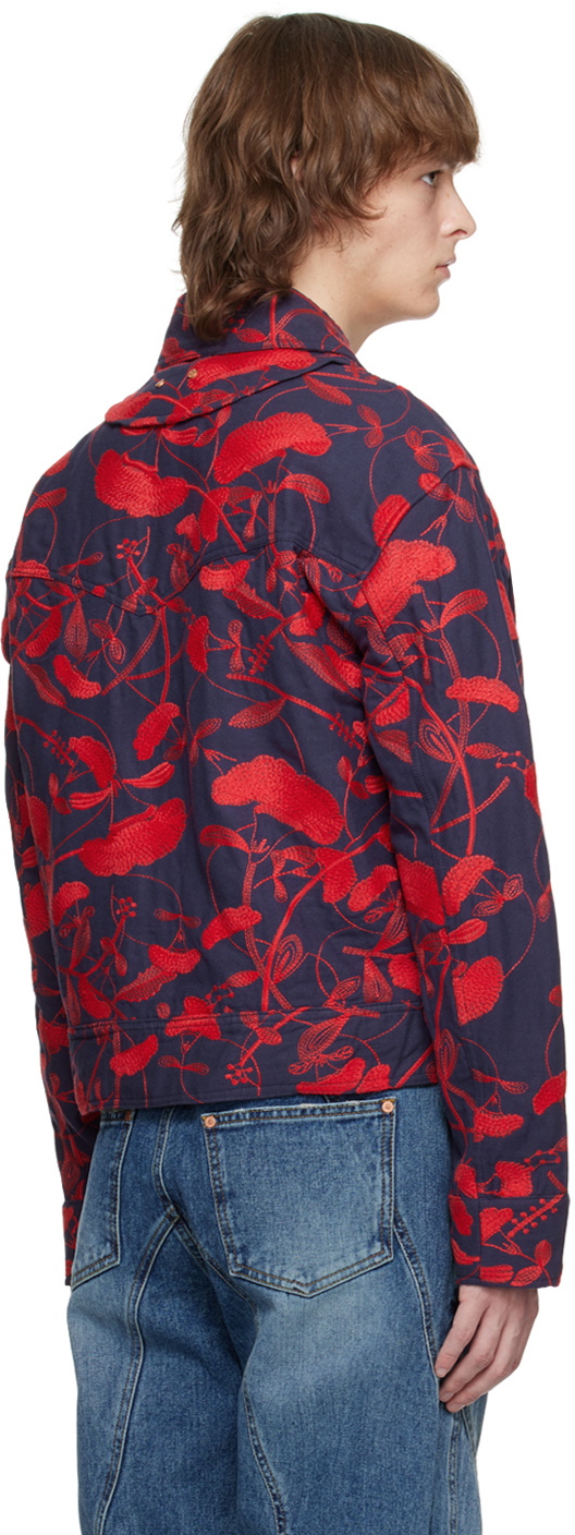 Andersson Bell Navy Embroidered Jacket Andersson Bell