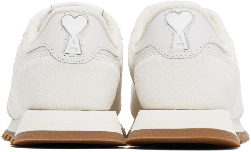 AMI Paris White Ami New Rush Sneakers AMI