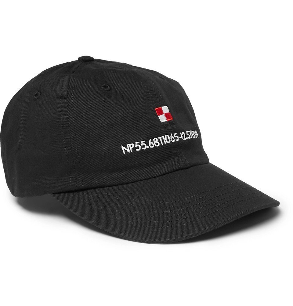 Norse Projects - Embroidered Cotton-Twill Baseball Cap - Men - Black ...