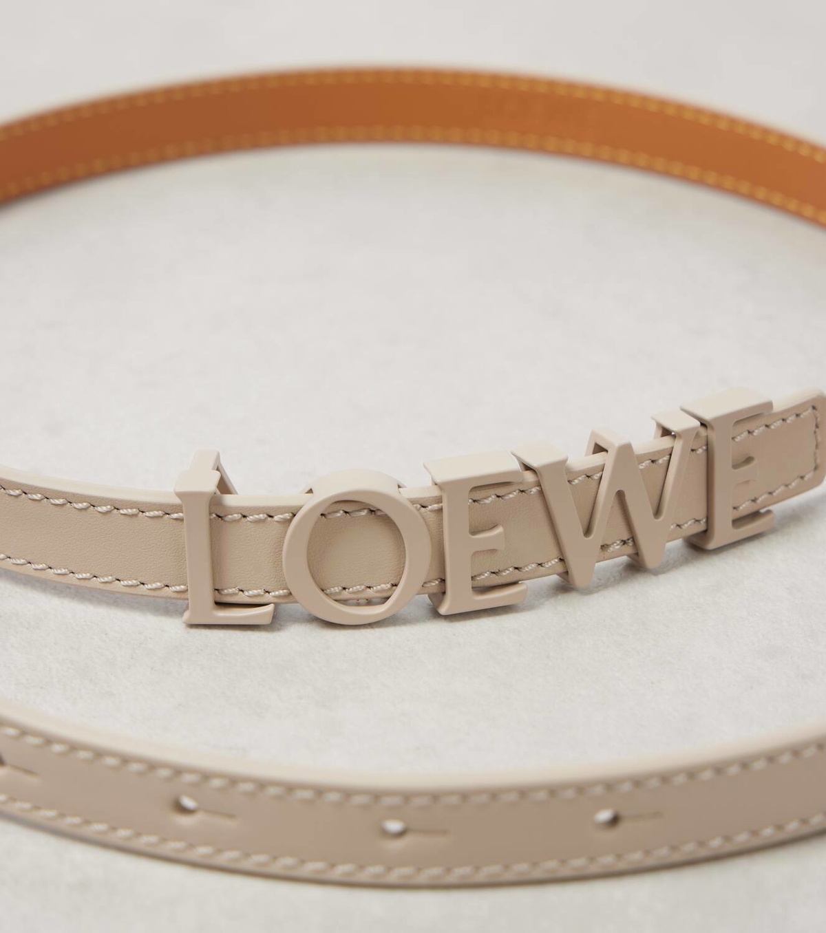 Loewe Logo leather belt Loewe