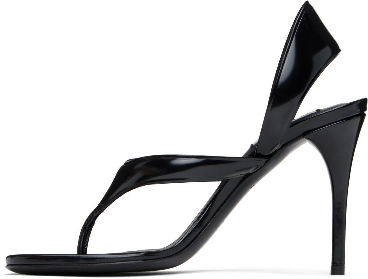 ALAÏA Black Infradito Heeled Sandals ALAÏA