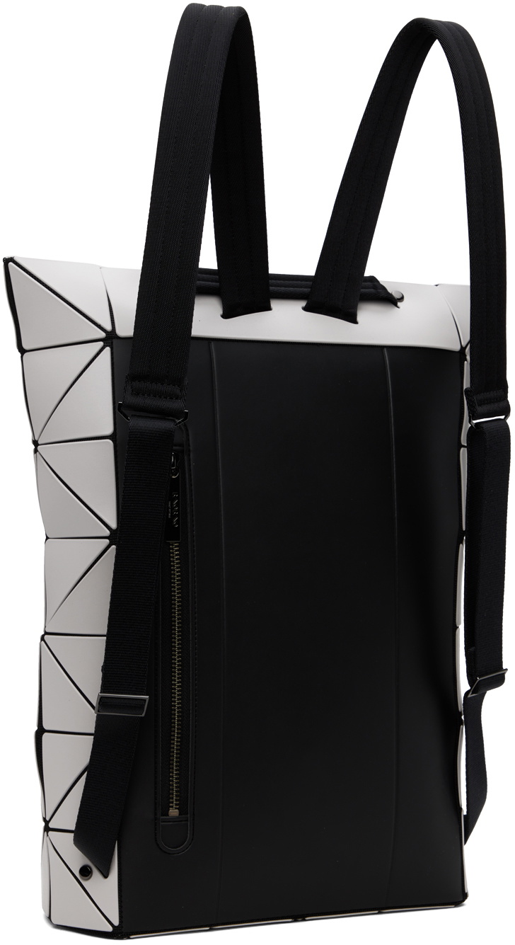 BAO BAO ISSEY MIYAKE Gray Blocky Backpack Bao Bao Issey Miyake