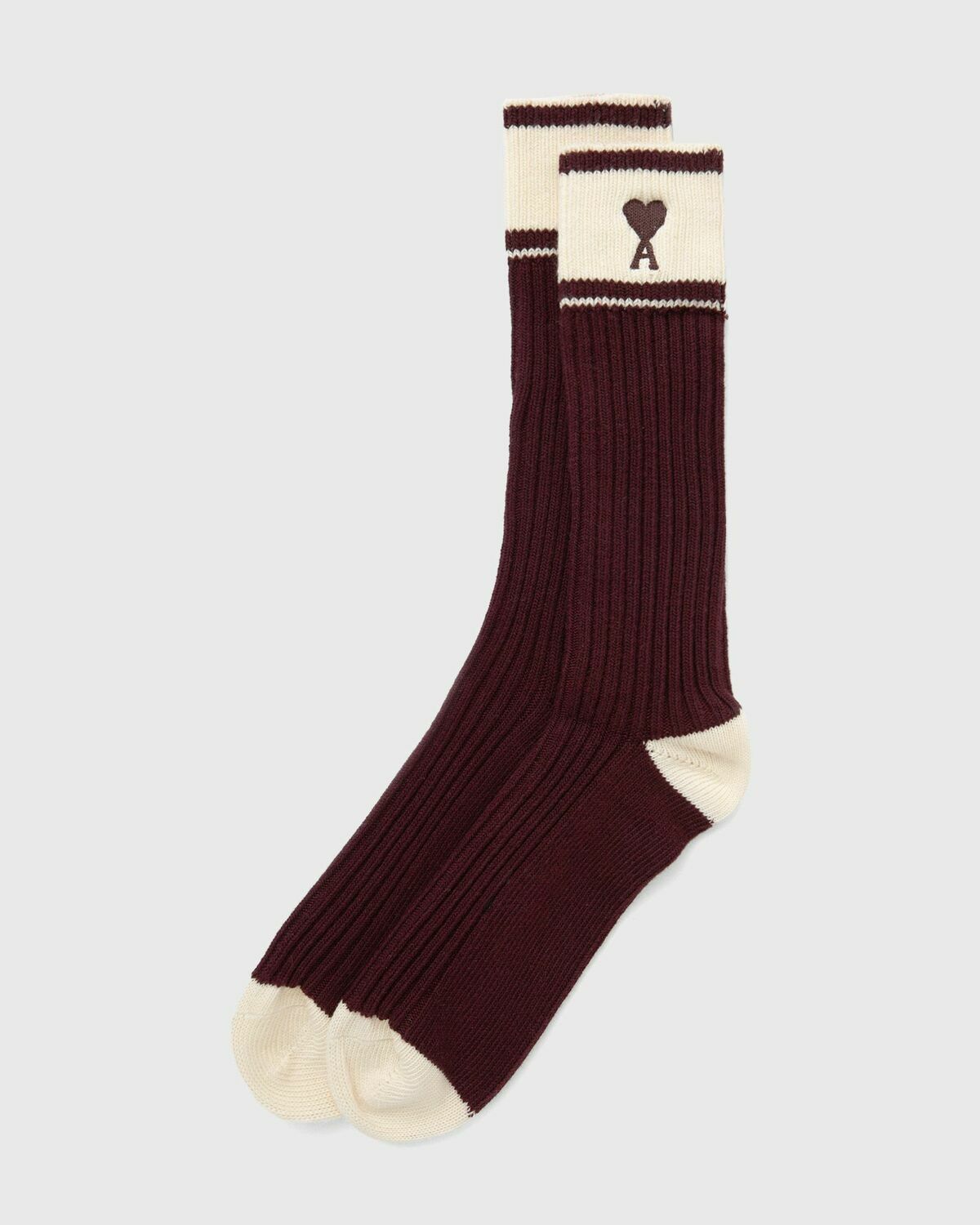 AMI Paris ADC PLAIN SOCK Red Men AMI