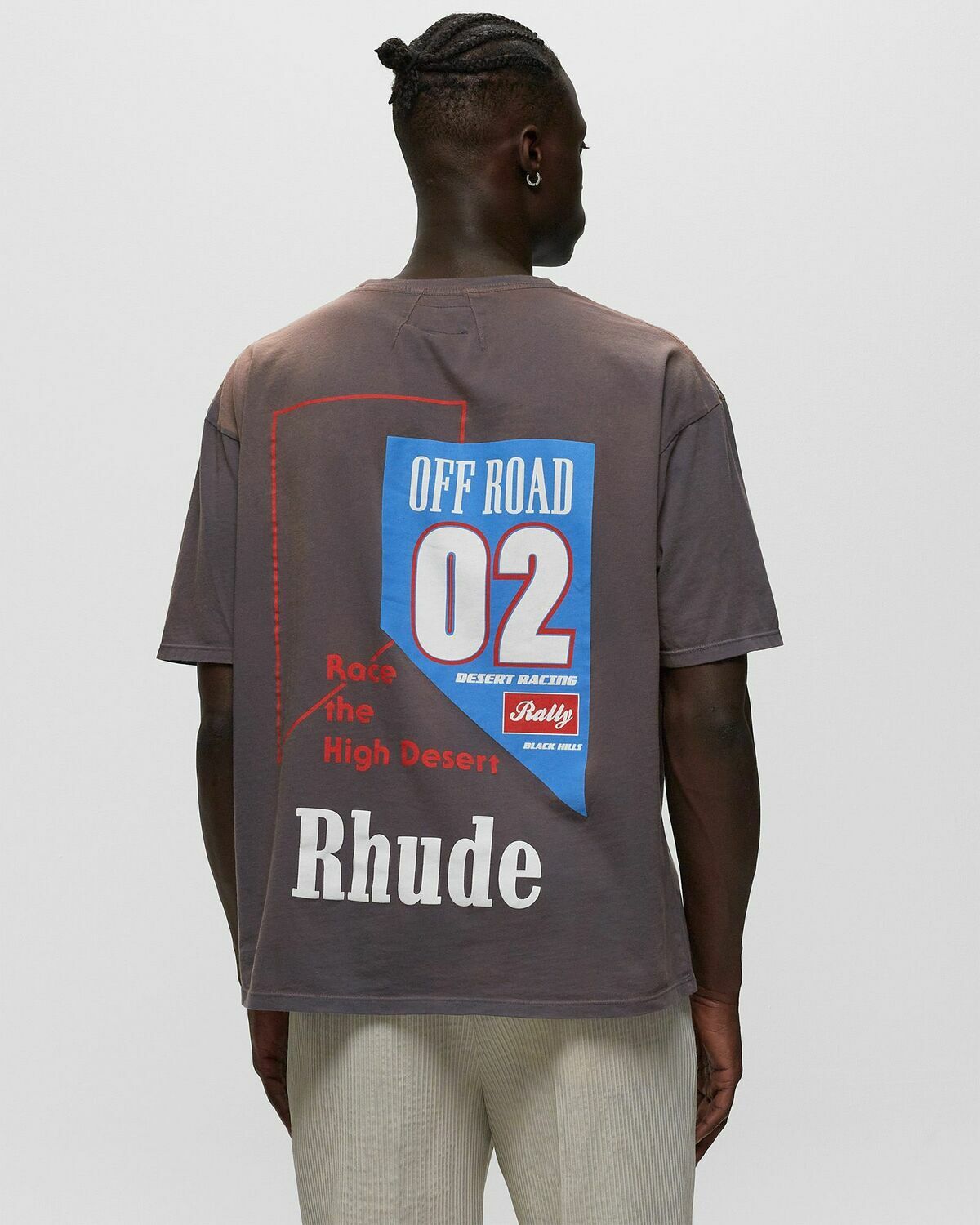 Rhude Rhude 02 Tee Purple/Red Shortsleeves Rhude