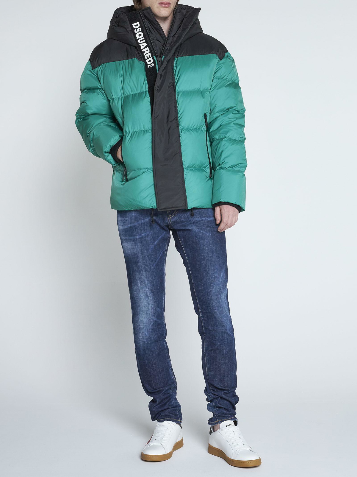 Dsquared2 Logo Hooded Nylon Puffer Jacket Jacket Dsquared2