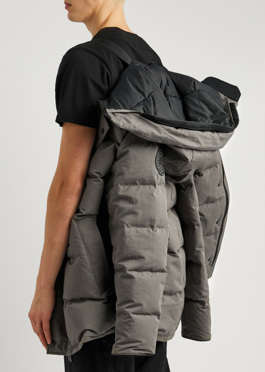 Canada Goose Carson Quilted Cotton-blend Parka Dark Grey Canada Goose