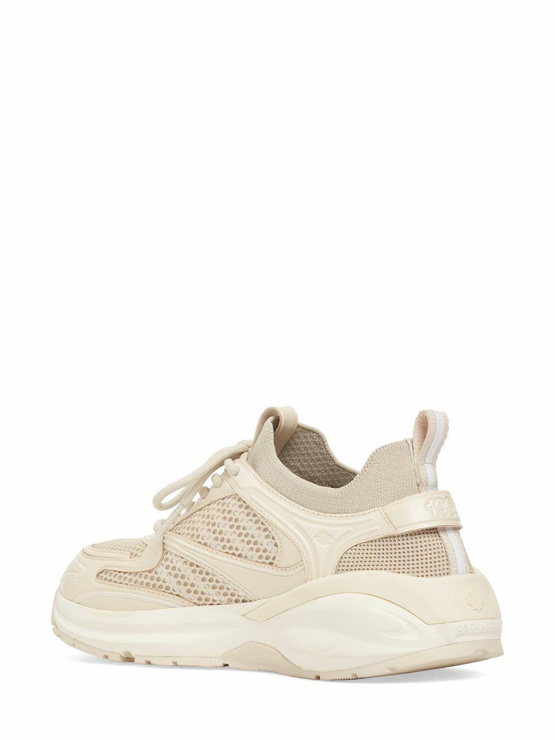 DSQUARED2 - Dash Leather & Mesh Sneakers Dsquared2