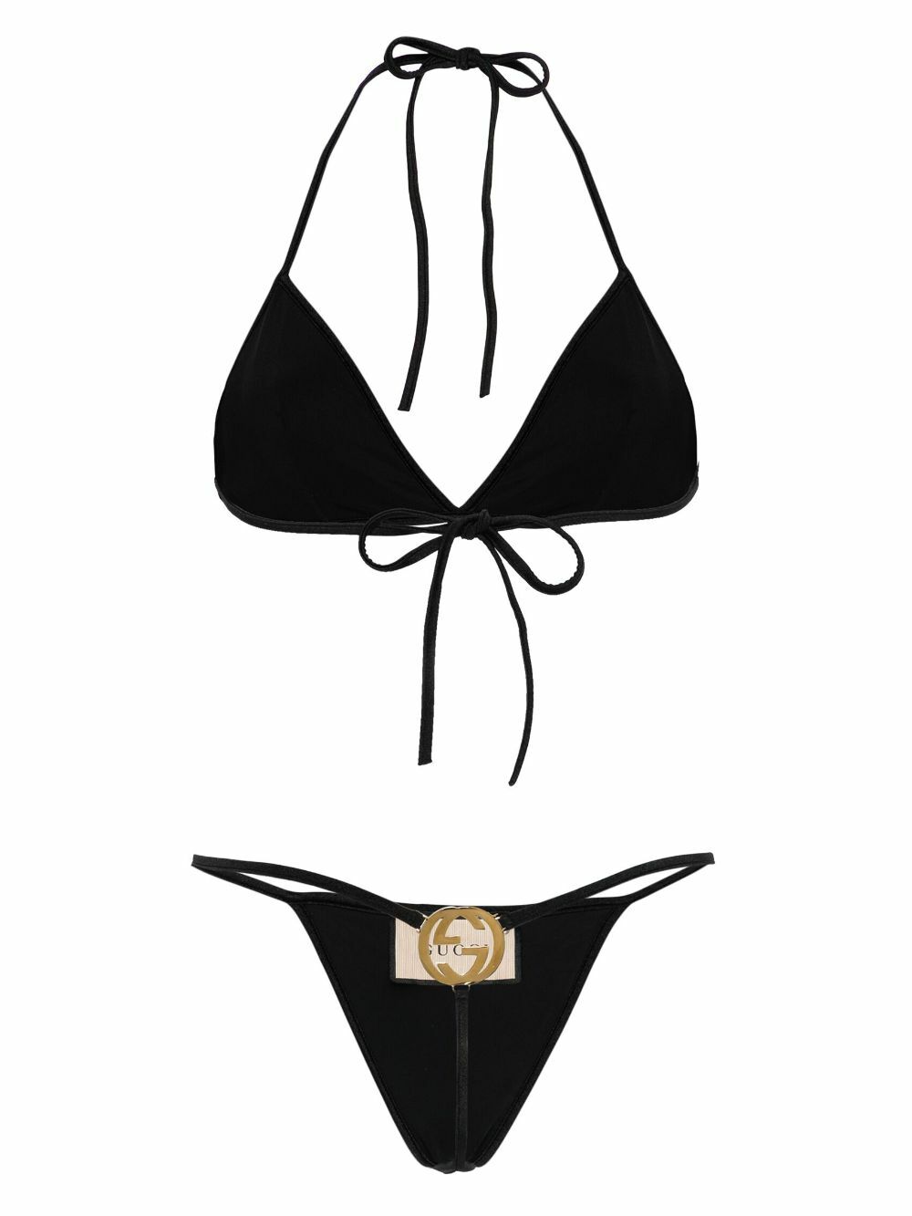 Gucci Black Interlocking G Bikini Gucci