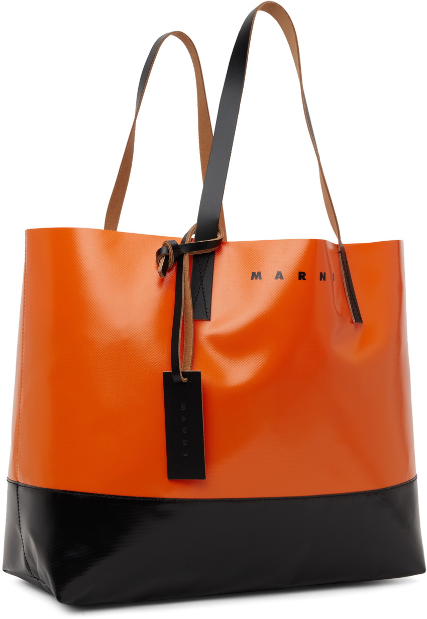 Marni Orange Tribeca Tote Marni