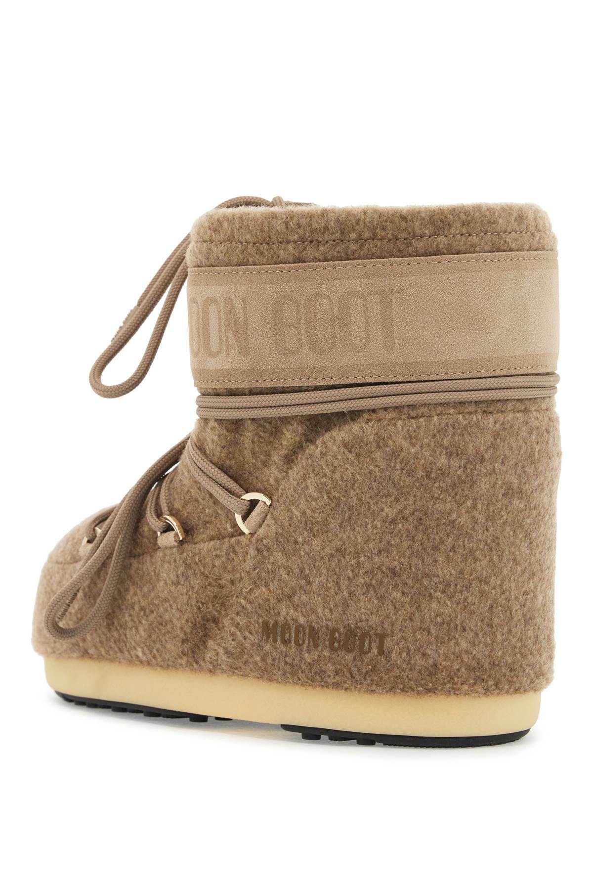 MOON BOOT icon low felt snow boots an Beige Moon Boot