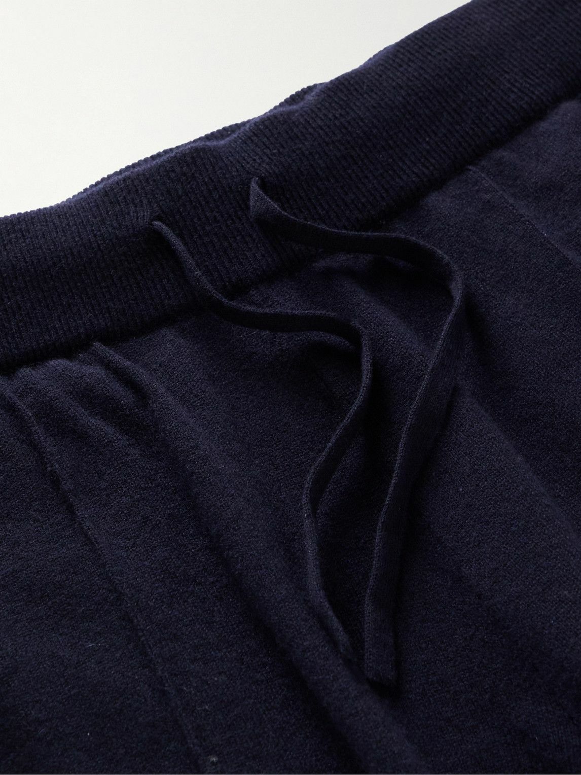 Mr P. - Straight-Leg Pintucked Wool and Cashmere-Blend Drawstring ...