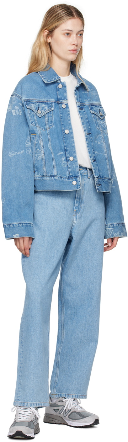 Carhartt Work In Progress Blue Stamp Denim Jacket Carhartt WIP