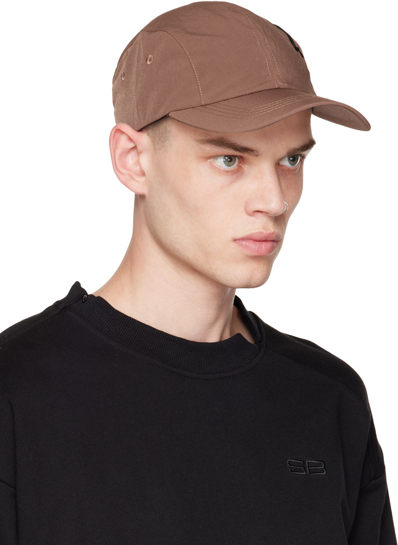 SPENCER BADU Brown Side Zip Cap Spencer Badu