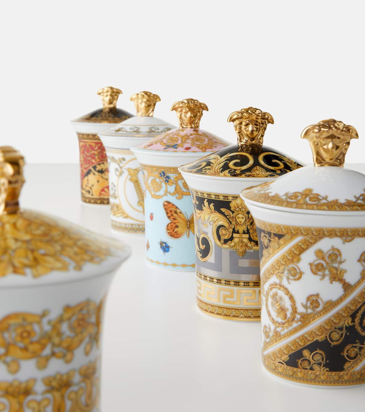 Versace Home Medusa porcelain mug with lid Versace