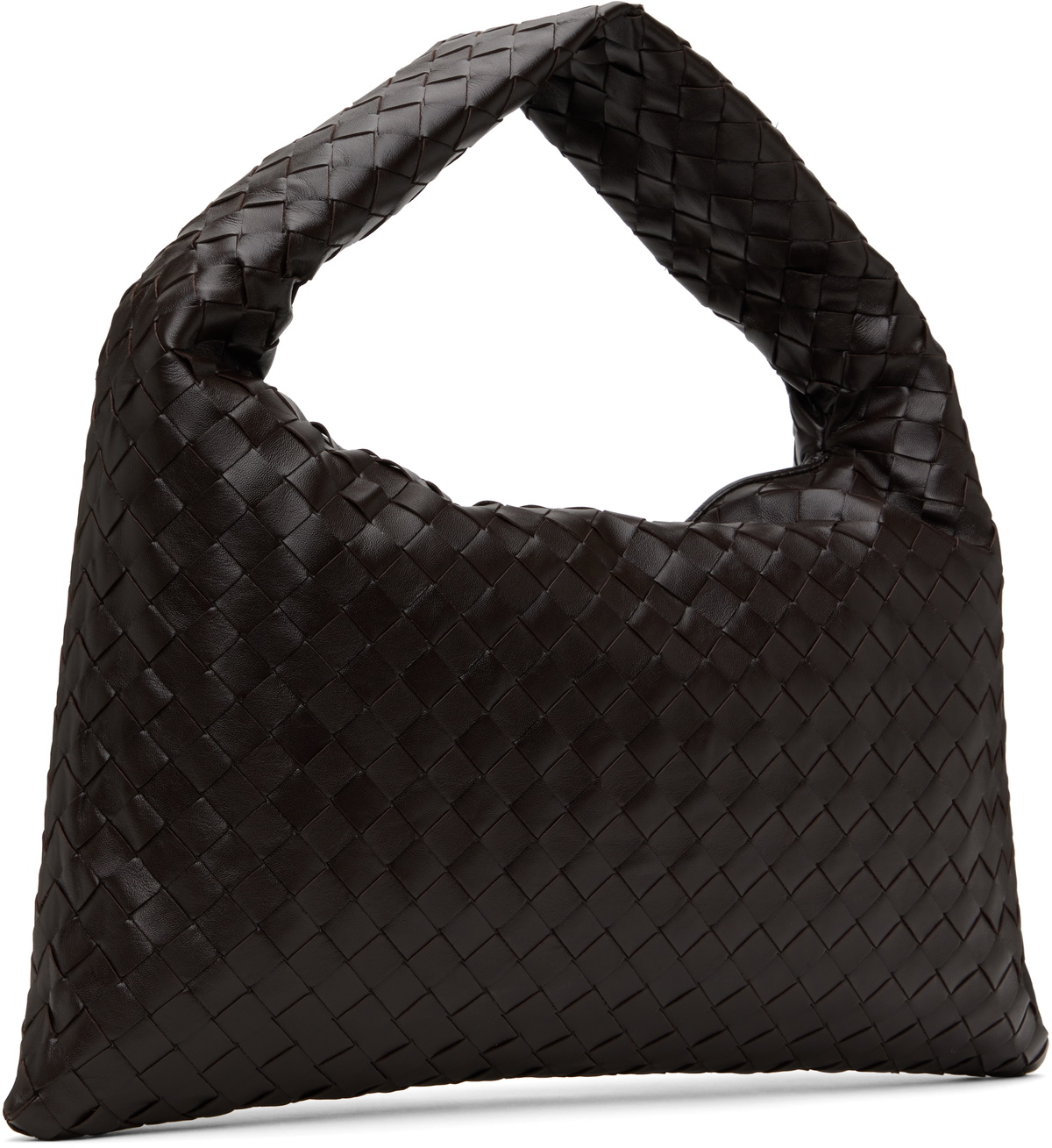 Bottega Veneta Brown Small Hop Bag Bottega Veneta
