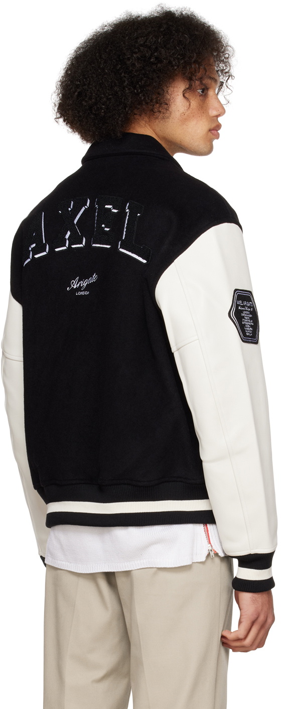 Axel Arigato Black Illusion Varsity Bomber Jacket Axel Arigato
