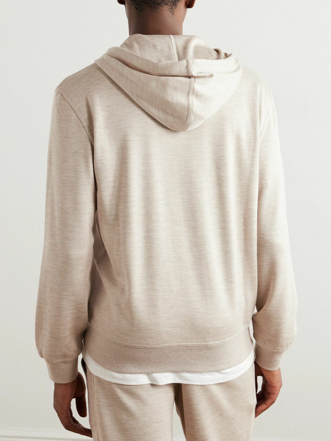 Brunello Cucinelli - Cashmere-Blend Zip-Up Hoodie - Neutrals Brunello ...