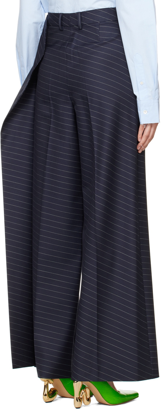 JW Anderson Navy Side Panel Trousers JW Anderson