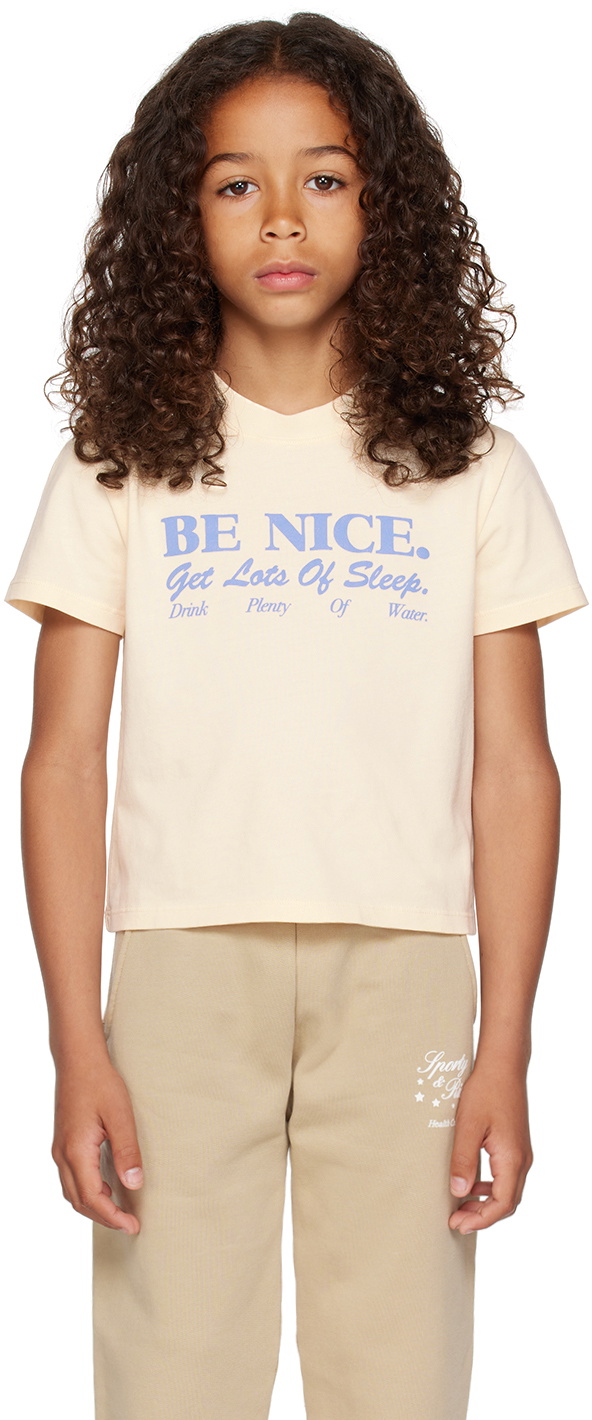 Sporty & Rich Kids Off-White 'Be Nice' T-Shirt Sporty & Rich