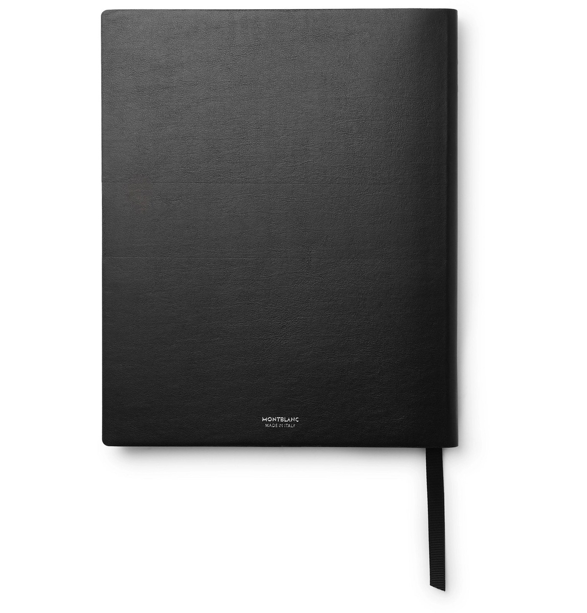 Montblanc - #149 Metallic Leather Notebook - Black Montblanc