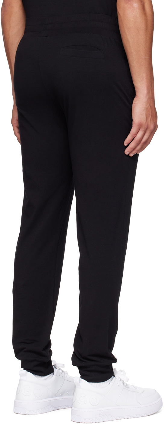 Hugo Black Printed Lounge Pants Hugo Boss