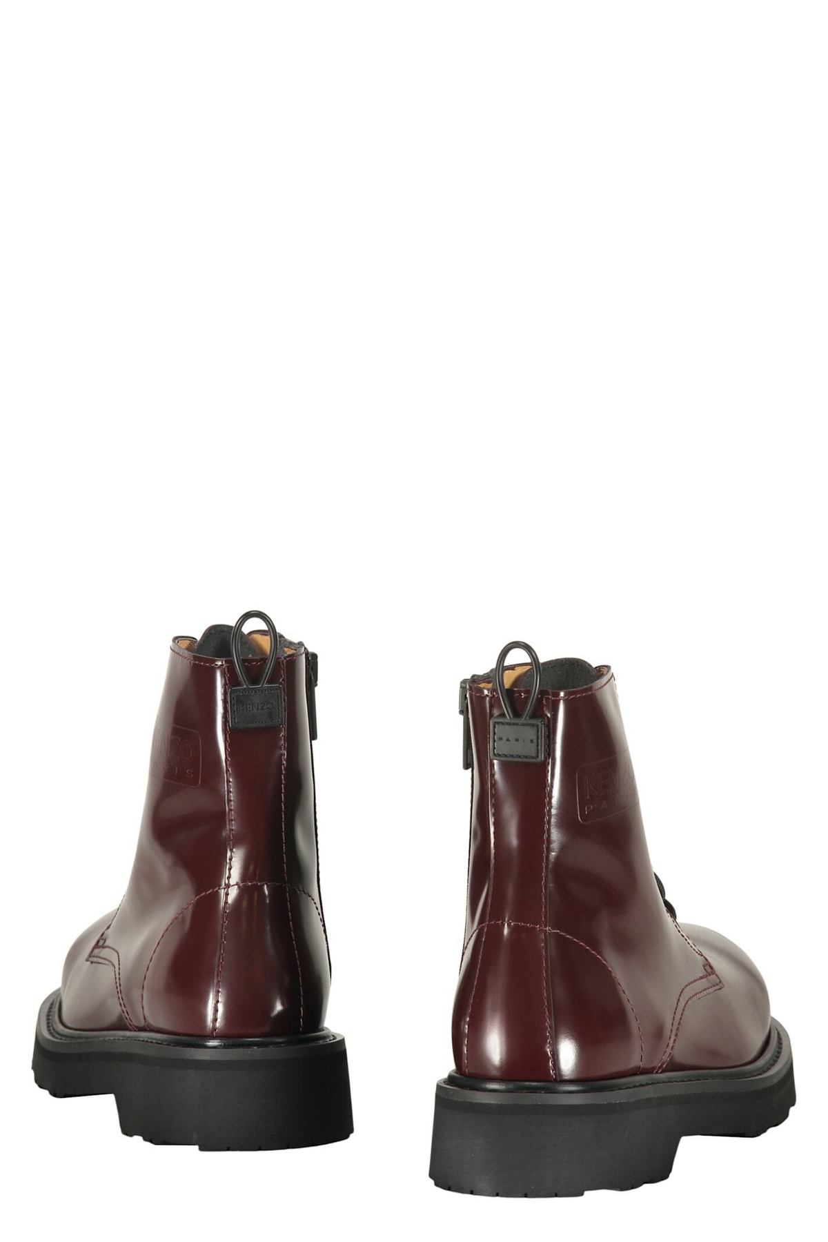 Kenzo Leather Ankle Boots Kenzo