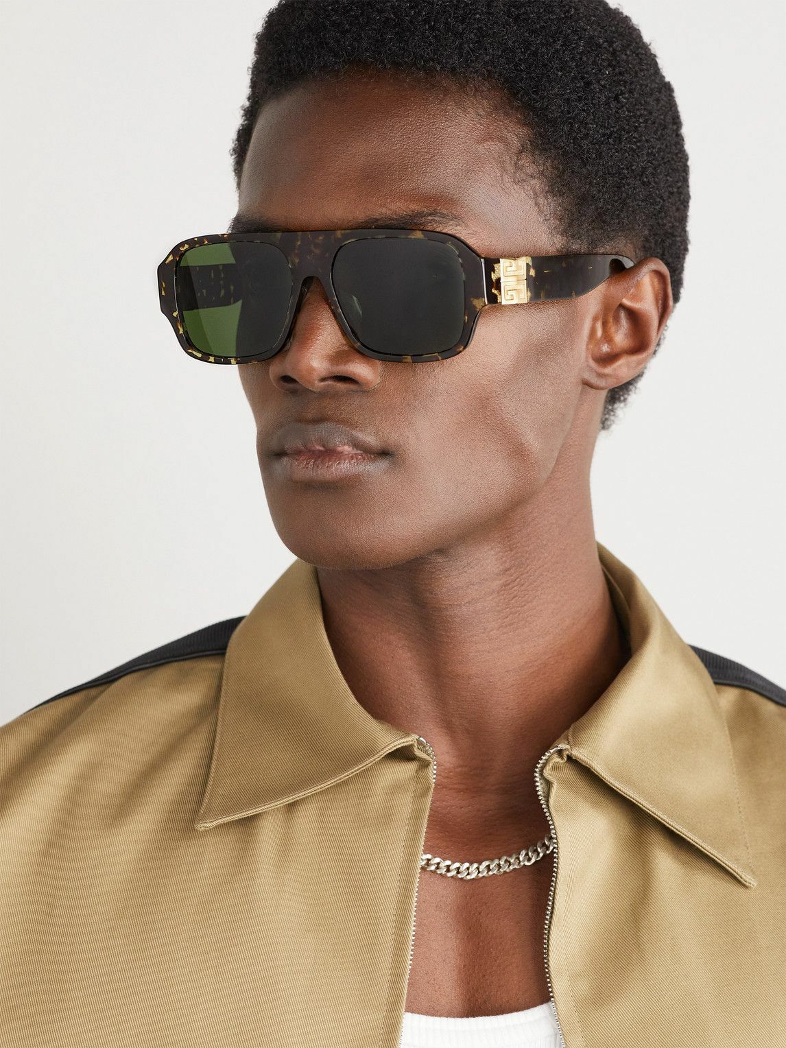 Givenchy - D-Frame Gold-Tone and Tortoiseshell Acetate Sunglasses Givenchy