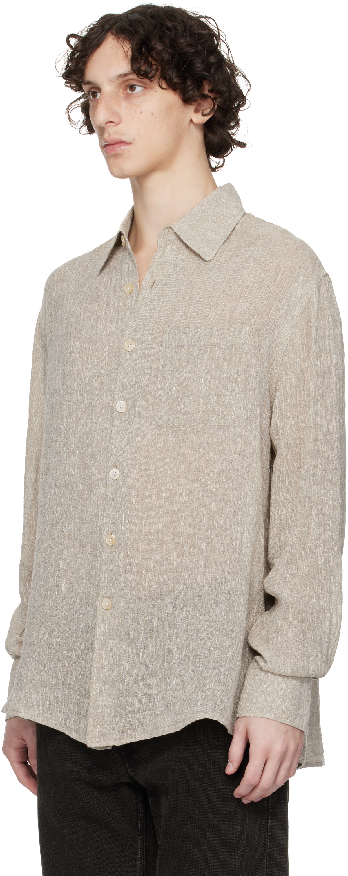 OUR LEGACY Beige Above Shirt Our Legacy