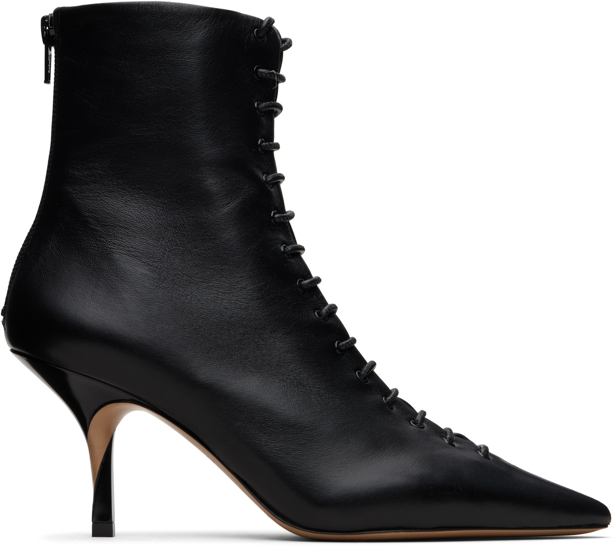 JACQUEMUS Black 'Les Bottines Tourni Lacet' Boots Jacquemus
