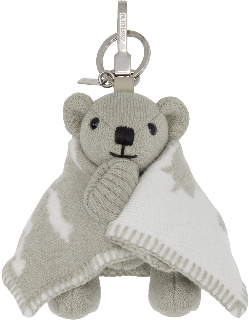 Burberry Gray Thomas Bear Keychain Burberry
