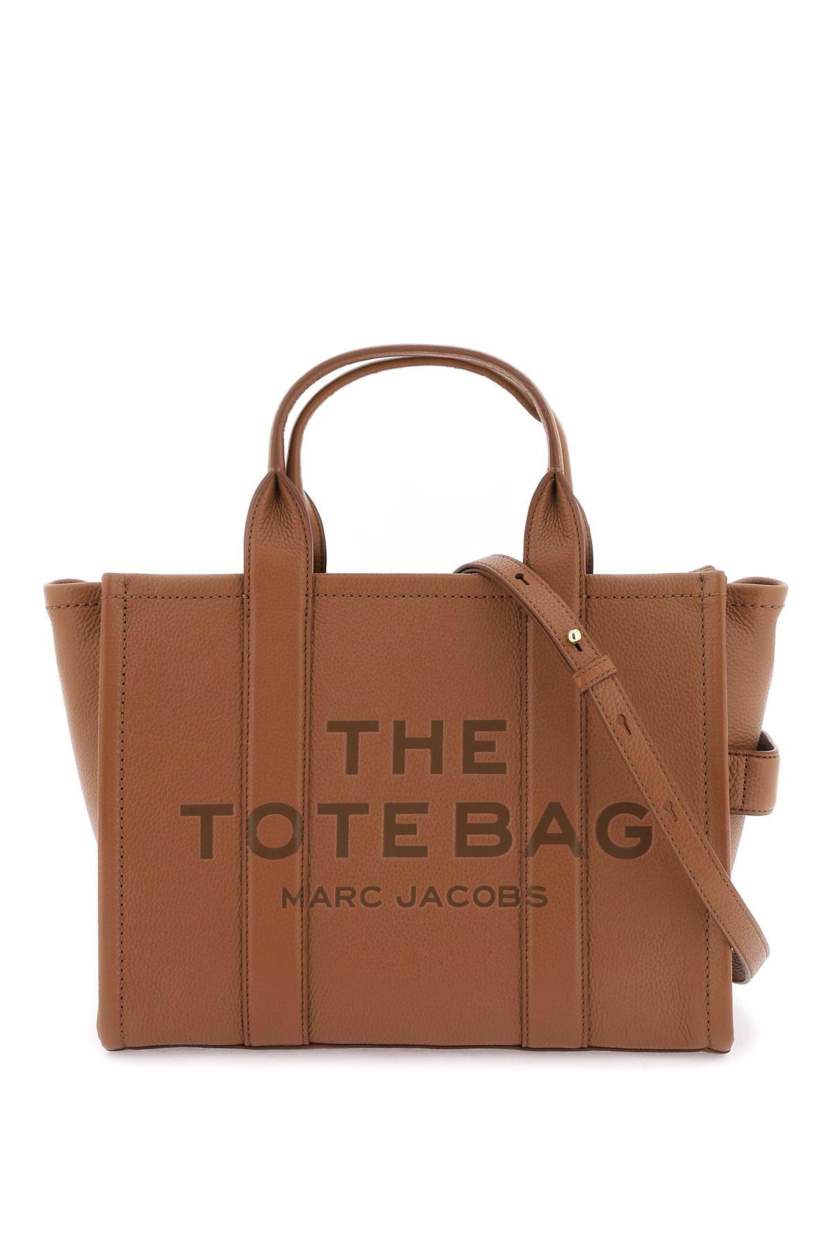 Marc Jacobs Brown Leather Small The Tote Bag Marc Jacobs