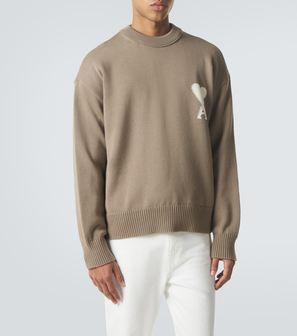 Ami Paris Ami De Cœur wool and cotton sweater AMI