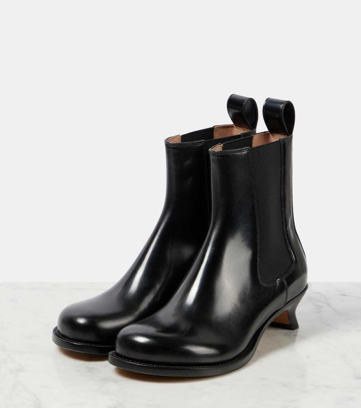 Loewe Campo 40 brushed leather Chelsea boots Loewe